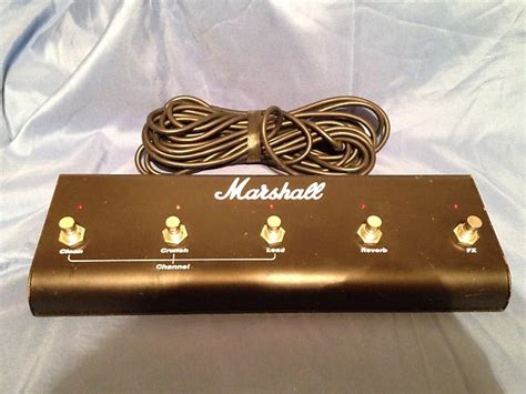 Marshall Tsl Jcm 2000 Five 5 Button Footswitch Pedal Reverb