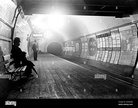 A Platform Of Marble Arch London Underground Station Of The Central
