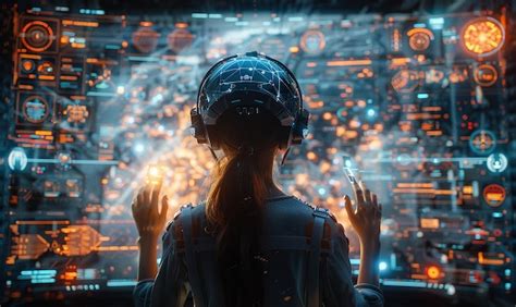Metaverse Technology Integration Virtual Reality Concepts Premium AI