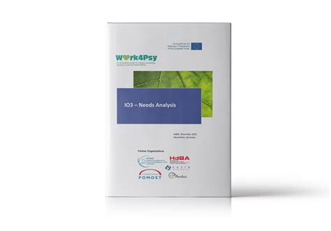 Work4psy Educational Needs Mapping Cesie Ets