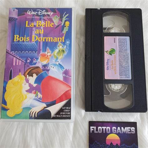 Vhs Dorigine Fr La Belle Au Bois Dormant Disney Floto Games Eur