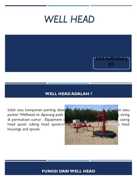 Well Head Pdf Teknologi And Rekayasa