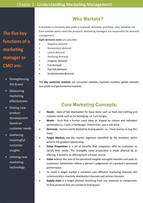 Understanding Marketing Management 01 Pdf