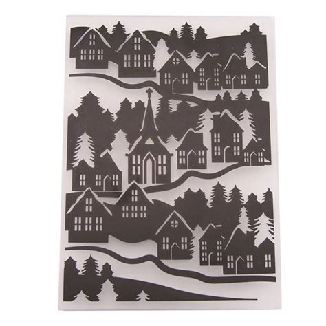 Plastic Embossing Folder Template Diy Scrapbook Photo Album Card Craft