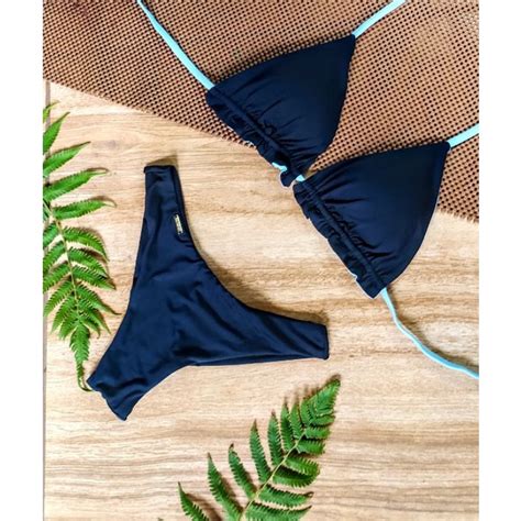 Biquini Cortininha De Babado Shopee Brasil