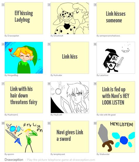 Elf Kissing Ladybug Drawception