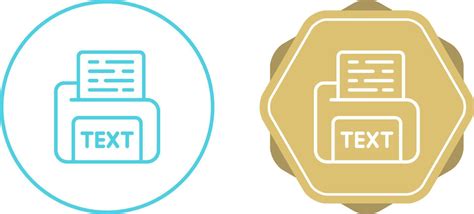 Text File Vector Icon 40913924 Vector Art At Vecteezy