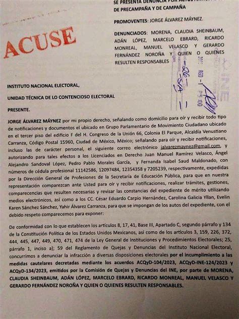 Mc Denunció A Corcholatas De Morena Por Saltarse Las Medidas Cautelares