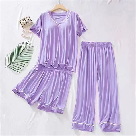 Tuwabeii Summer Lounge Sets For Womenbutton Casual Short Sleeve Tops