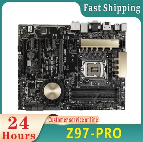 Материнская плата Z97 Socket LGA 1150 i7 i5 i3 DDR3 32G SATA3 USB3.0 ...