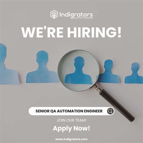 Indigrators On Linkedin Join Our Team As A Senior Qa Automation