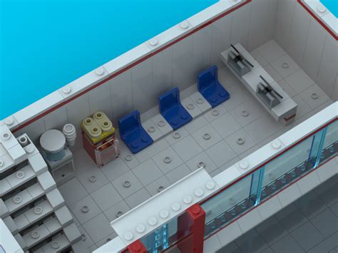 Lego Moc Hospital By The Lego Master Rebrickable Build With Lego