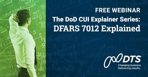 Dts On Linkedin Dod Cui Explainer Series Dfars 7012 Explained