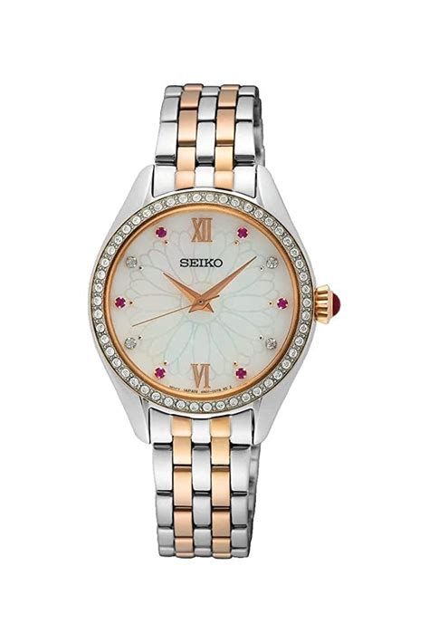 Seiko Ladies Two Tone Bracelet Watch Sur542p1