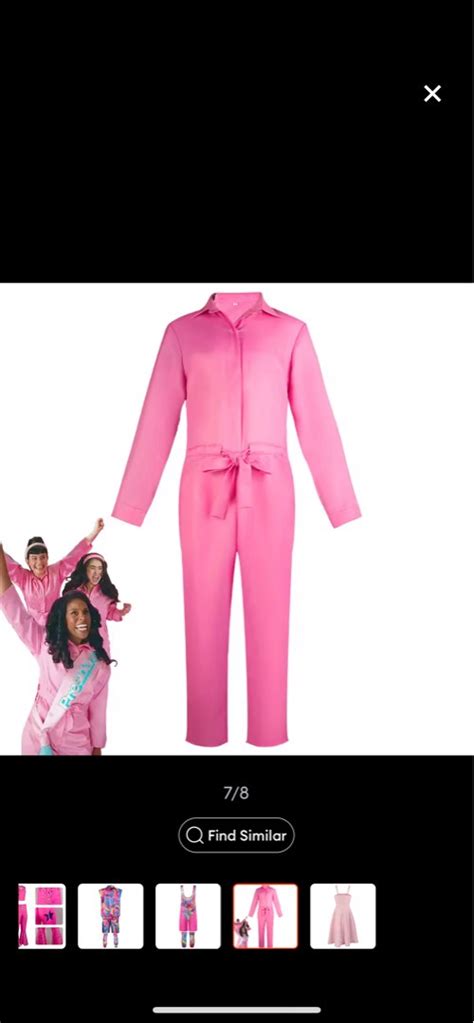Barbie Cosplay Pink Jumpsuit Womens Fashion Dresses And Sets