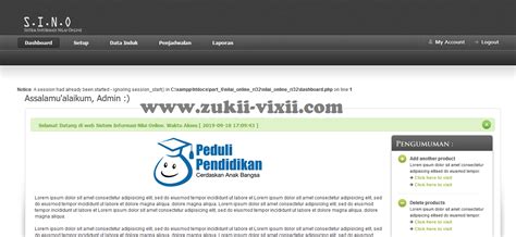 Download Source Code Sistem Informasi Nilai Online Berbasis Web
