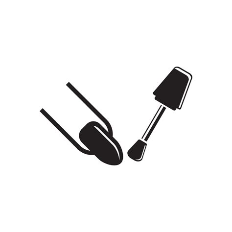 Nail Polish Symbol Iconillustration Design Template 21767038 Vector