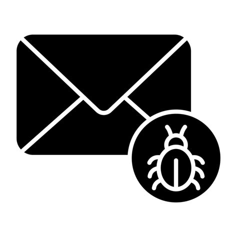 Bug Mail Icon In Editable Design Vector Art At Vecteezy