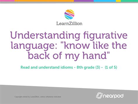 Understanding Figurative Language Know Like The