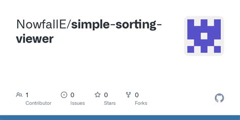 Github Nowfallesimple Sorting Viewer