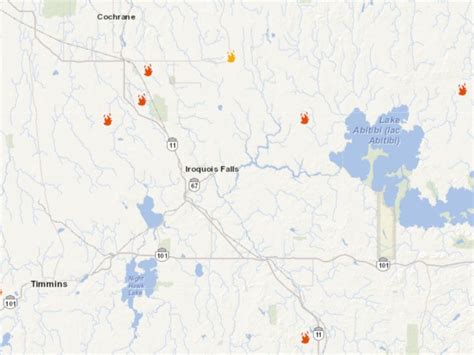 Another New Forest Fire North Of Timmins Northern News