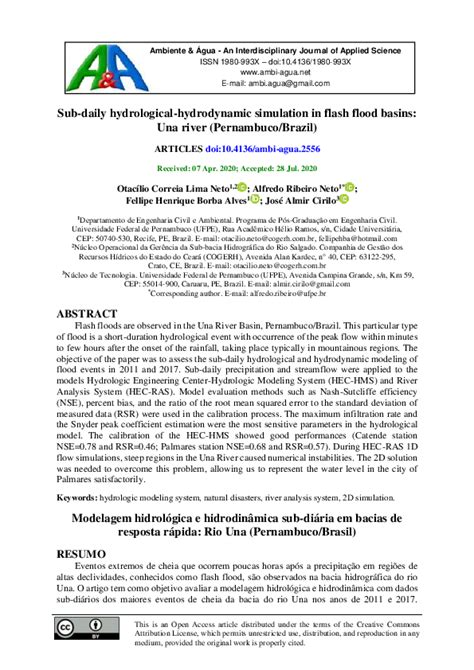 Pdf Sub Daily Hydrological Hydrodynamic Simulation In Flash Flood