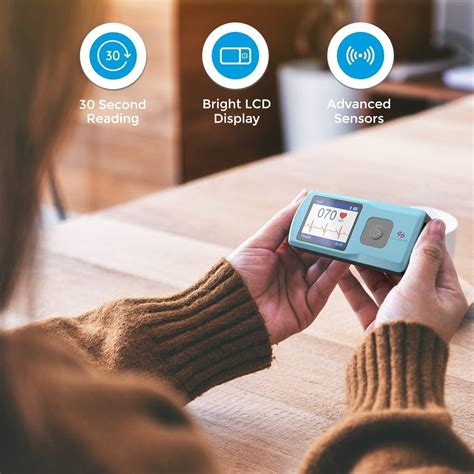Sonohealth Portable Ekg Heart Rate Monitor Wireless Handheld Home Ecg