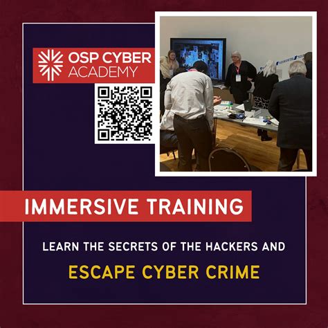 Osp Cyber Academy Offers Immersive Cyber Security Games Osp Cyber