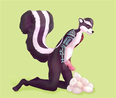 Rule Boy Anthro Arm Markings Belly Big Tail Black Body Black Hair Black Nose Black Tail