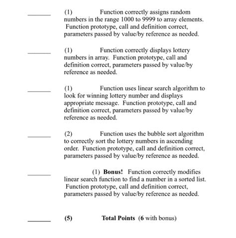 Solved C Help Write A Program That Picks Lottery Numbers