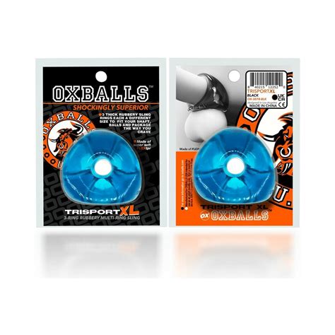 Oxballs Tri Sport Xl Thicker 3 Ring Sling Space Blue