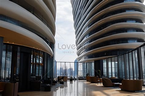 미래의 건축 배경