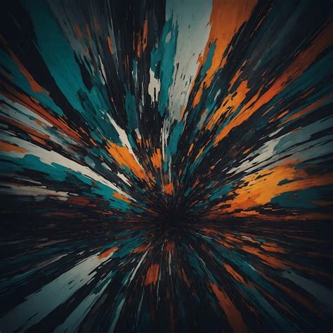 Abstract Patterns And Fluid Lines Coming Together To Form A Visually Stunning And Evocative