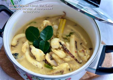 Resipi Sotong Masak Lemak Cili Padi Ubi Cekur Oleh Sesimple Loralin