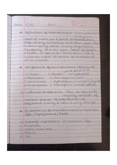 Evs 1 Evs Class Notes Of First Year Of Bba From Indore Mp Data Fv