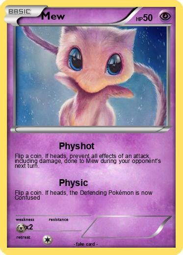 Pokémon Mew 8840 8840 Physhot My Pokemon Card