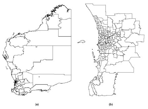 2016 Statistical Areas Level 2 Sa2 Boundaries In A Western