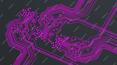 Premium Photo Digital Pattern Technology Background