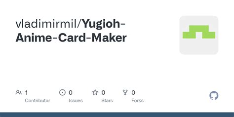 GitHub Vladimirmil Yugioh Anime Card Maker