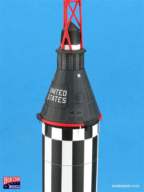 Horizon Models 1 72 Mercury Atlas Mercury Redstone 2002 2004