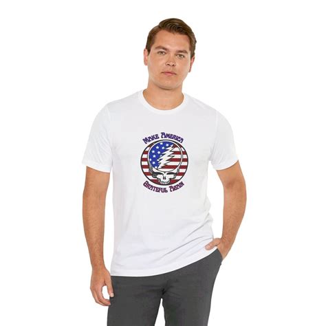 Grateful Dead Inspired Make America Grateful Again Unisex Short Sleeve