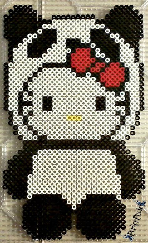 Panda Hello Kitty By Perlerpixie On Deviantart