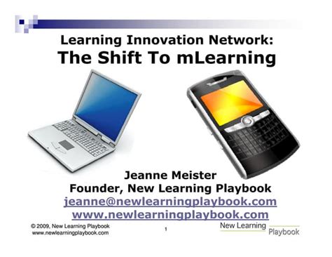 Learning Innovation Network Mobile Learning Research Ppt