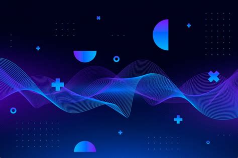 Free Vector Gradient Abstract Wireframe Background