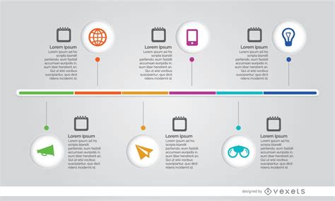 Infographic Process Timeline Vector Download