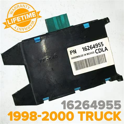 Rebuilt 16264955 Passlock Module 98 00 Chevy Silverado Tahoe Suburban K1500 C1500 Rebuiltcarparts