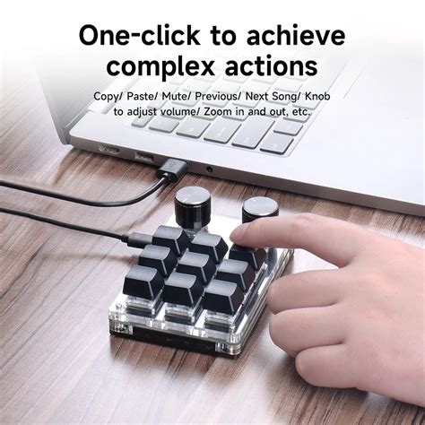 Usb Custom Keyboard Volume Button Knob Programming Macro Gaming