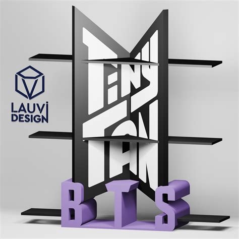 🎵 Stand Bts Tinytan Mc D・文件用于 3d 三维打印・cults