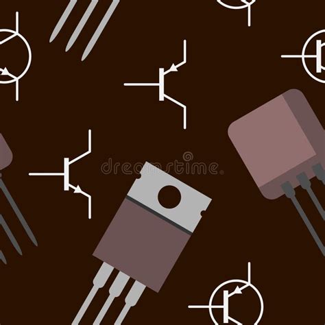Transistor Symbol Icon Stock Vector Illustration Of Abstract 259931736