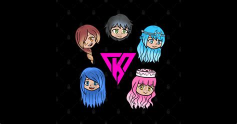 Krew Faces Itsfunneh Sticker Teepublic